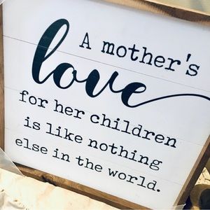 wood signs farmhouse cottage | Accents | Mothers Day Mom Mama Birthday ...